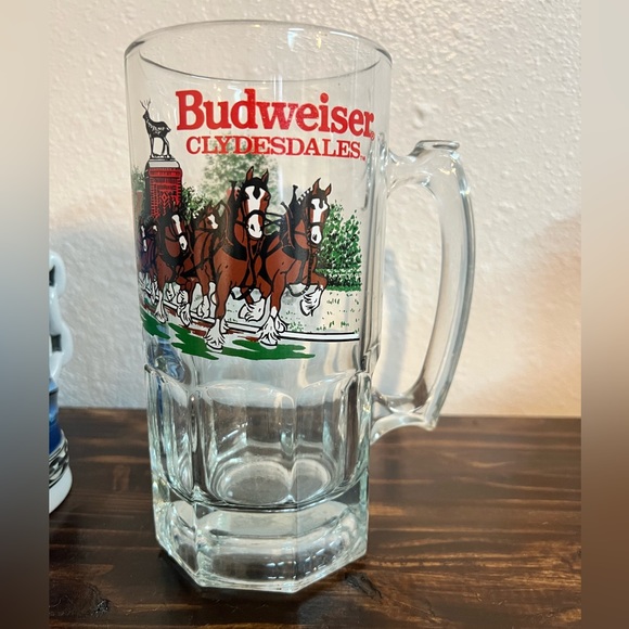 Budweiser | Kitchen | Budweiser Clydesdales Huge Beer Mug | Poshmark
